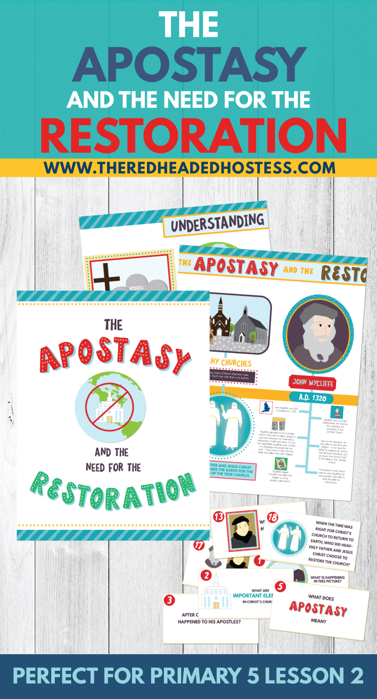 Primary 5 Lesson 2: The Apostasy and the Need for the Restoration - The ...