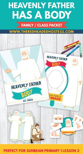 Primary 1 Lesson 2: Heavenly Father has a Body (PDF Download) - The Red ...