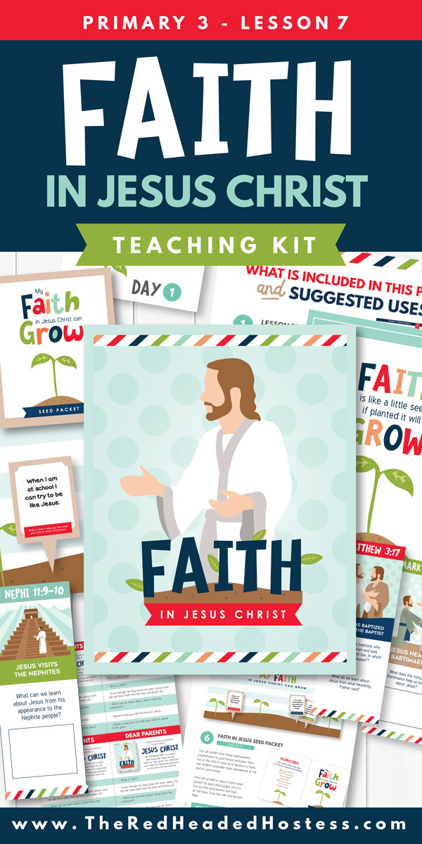 Choose the Right B: Lesson 7 - Faith In Jesus Christ - The Red Headed ...