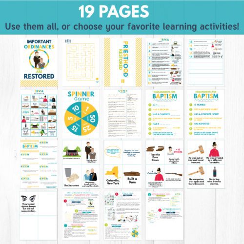 Primary 5 Lesson 12: Important Ordinances are Restored - The Red Headed ...
