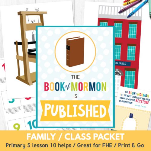 Primary 5 Lesson 10: The Book of Mormon is Published - The Red Headed ...