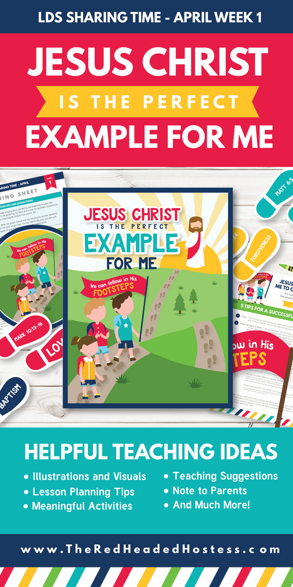 Jesus Christ is the Perfect Example for Me - The Red Headed Hostess