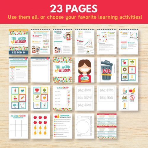 Choose the Right B: Lesson 14 – The Word of Wisdom - The Red Headed Hostess