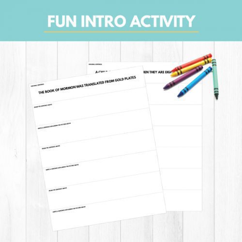 Primary 5 Lesson 20: Joseph Smith Translates the Bible and Other ...