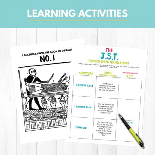 Primary 5 Lesson 20: Joseph Smith Translates the Bible and Other ...