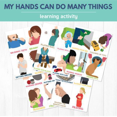 Primary 1 Lesson 17: I Am Thankful for my Hands - The Red Headed Hostess
