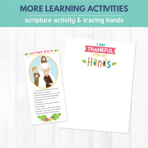 Primary 1 Lesson 17: I Am Thankful for my Hands - The Red Headed Hostess