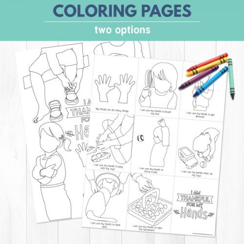 Primary 1 Lesson 17: I Am Thankful for my Hands - The Red Headed Hostess