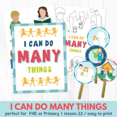 Primary 1 Lesson 22: I Can Do Many Things - The Red Headed Hostess