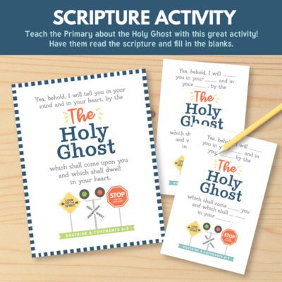 Choose the Right B: Lesson 26 – The Holy Ghost Can Help Us - The Red ...