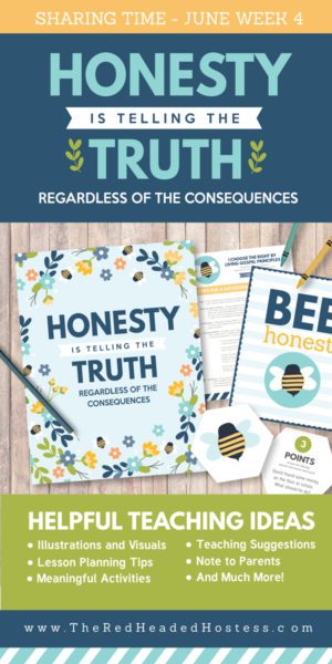 Primary Sharing Time 2017: Honesty is Telling the Truth Regardless of ...