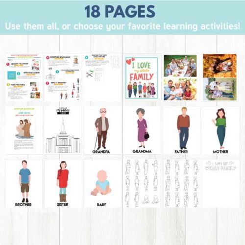 Primary 1 Lesson 25: I Love My Whole Family - The Red Headed Hostess