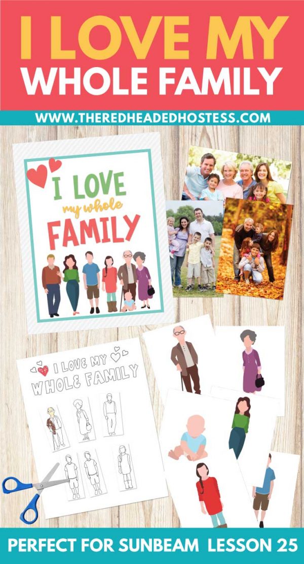 Primary 1 Lesson 25: I Love My Whole Family - The Red Headed Hostess