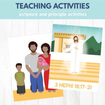 Primary 1 Lesson 27: We Can Pray As a Family - The Red Headed Hostess