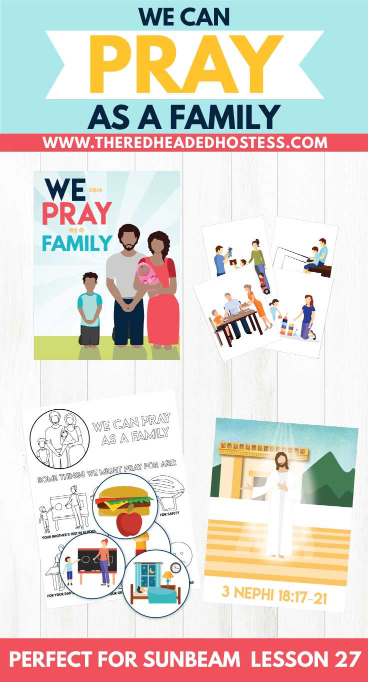 Primary 1 Lesson 27: We Can Pray As a Family - The Red Headed Hostess