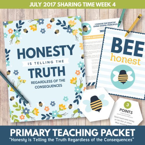 Primary 2 (CTR) Lesson 34: Always Tell the Truth - The Red Headed Hostess