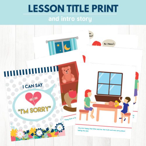 Primary 1 Lesson 29: I Can Say I'm Sorry - The Red Headed Hostess