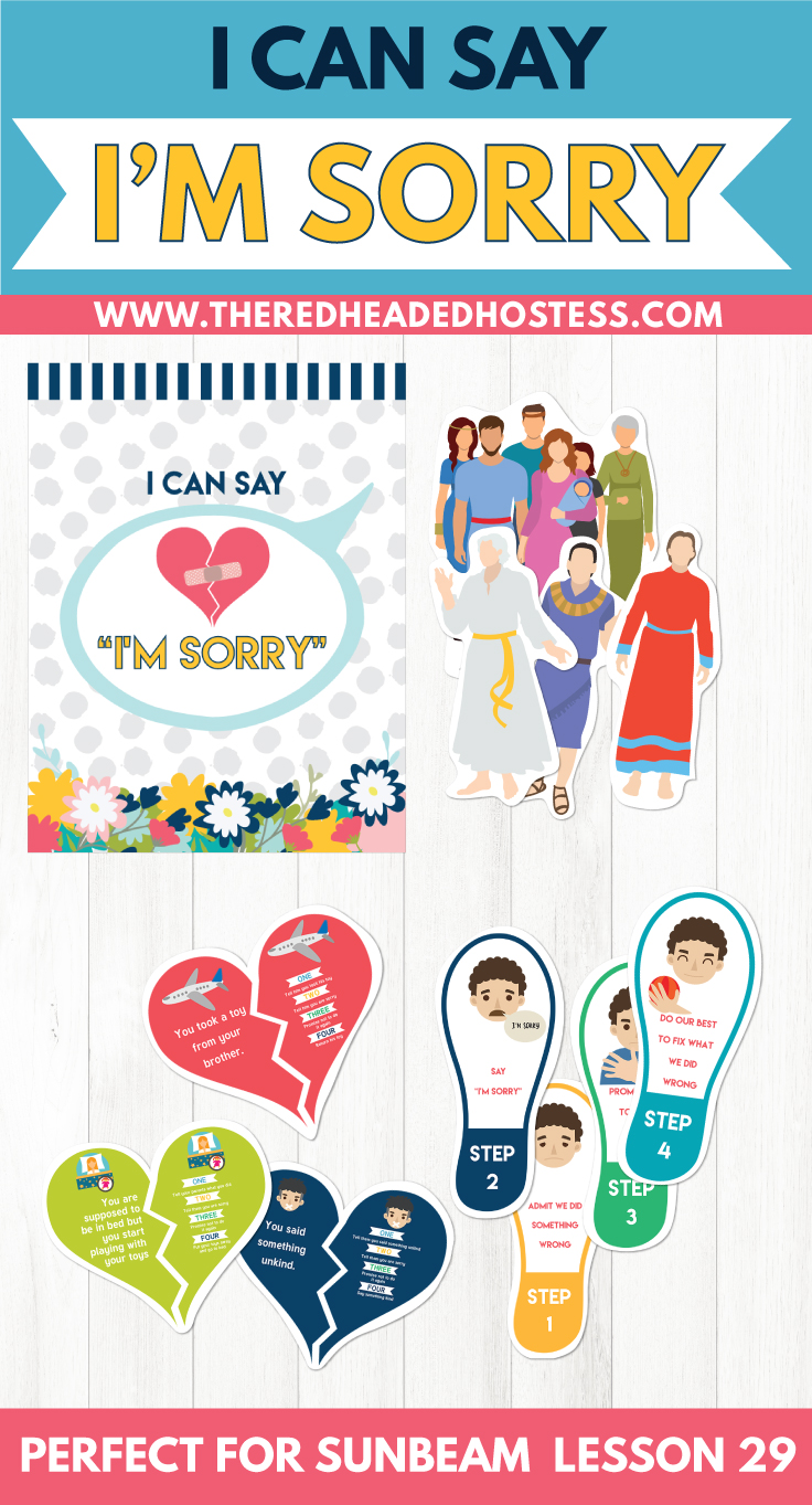 Primary 1 Lesson 29: I Can Say I'm Sorry - The Red Headed Hostess