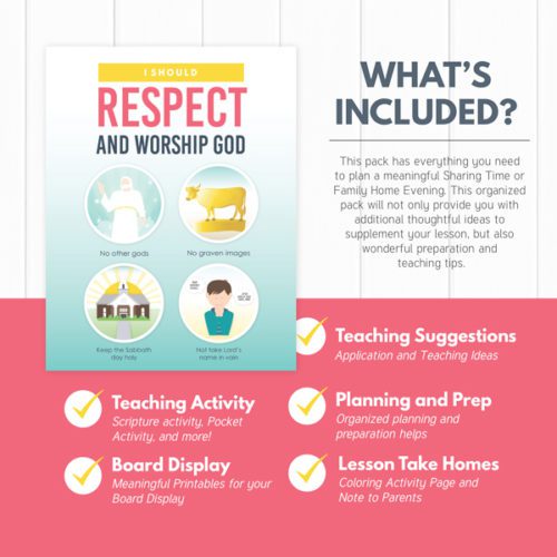 Primary Sharing Time 2017: I Should Respect and Worship God (September ...