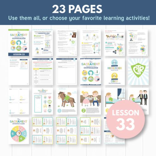 Choose the Right B: Lesson 33 – The Sacrament Reminds Us of Our ...