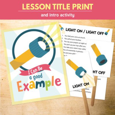 Primary 1 Lesson 36: I Can Be A Good Example - The Red Headed Hostess