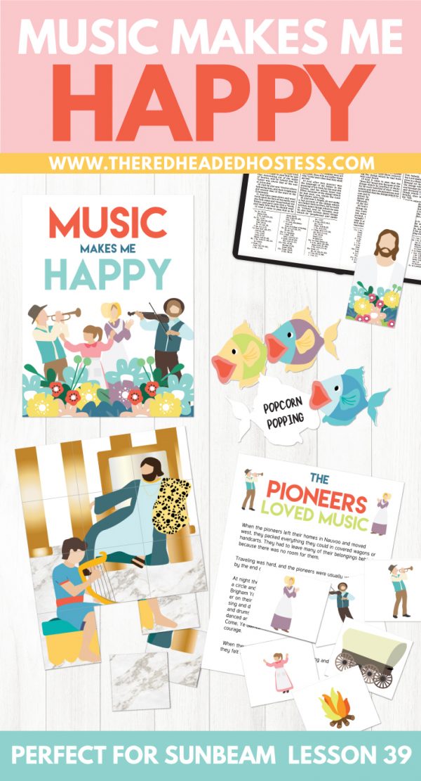 Primary 1 Lesson 39: Music Makes Me Happy - The Red Headed Hostess