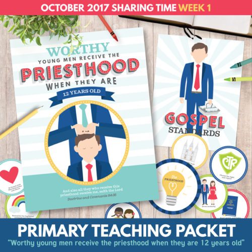 COMBO: 2017 Primary Sharing Time Lessons (October) - The Red Headed Hostess