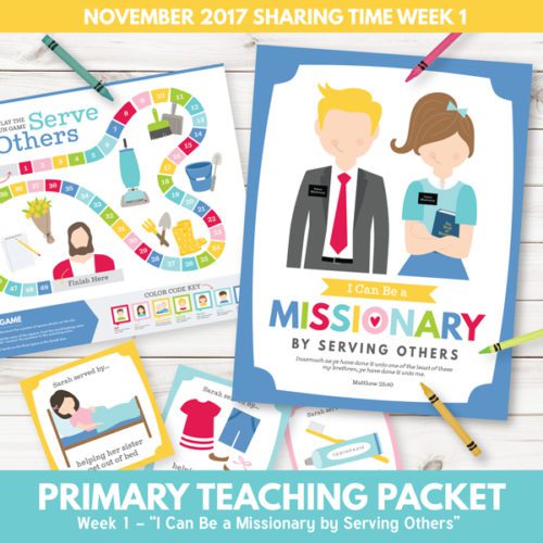 COMBO: 2017 Primary Sharing Time Lessons (November) - The Red Headed ...