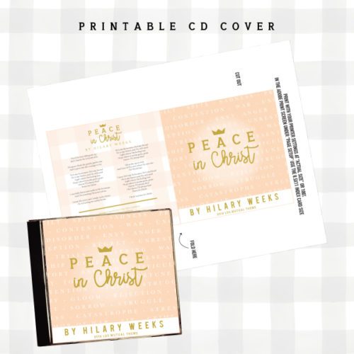 Peace in Christ - Song (MP3) - The Red Headed Hostess