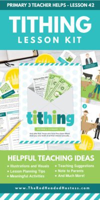 Choose the Right B: Lesson 42 – Tithing - The Red Headed Hostess