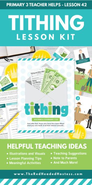 Choose the Right B: Lesson 42 – Tithing - The Red Headed Hostess