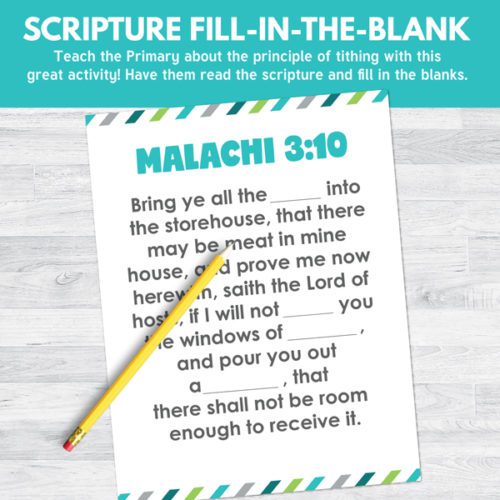 Choose the Right B: Lesson 42 – Tithing - The Red Headed Hostess