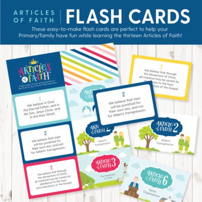 2018 LDS Primary Theme - Articles of Faith Kit - The Red Headed Hostess