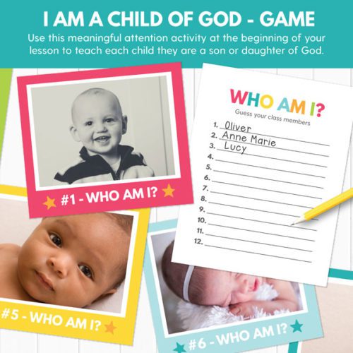 Primary 2 (CTR) Lesson 3: I Am a Child of God - The Red Headed Hostess