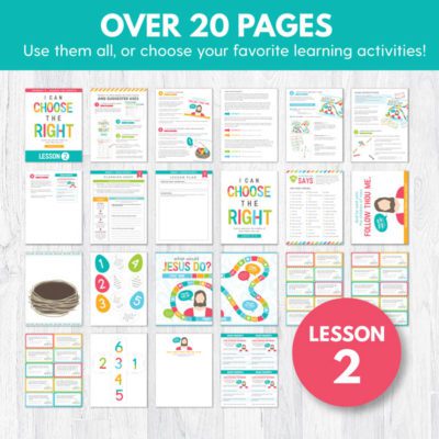 Primary 2 (CTR) Lesson 2: I Can Choose the Right - The Red Headed Hostess