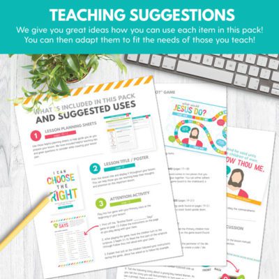 Primary 2 (CTR) Lesson 2: I Can Choose the Right - The Red Headed Hostess