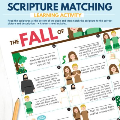 Primary 6 Lesson 4: The Fall of Adam and Eve - The Red Headed Hostess