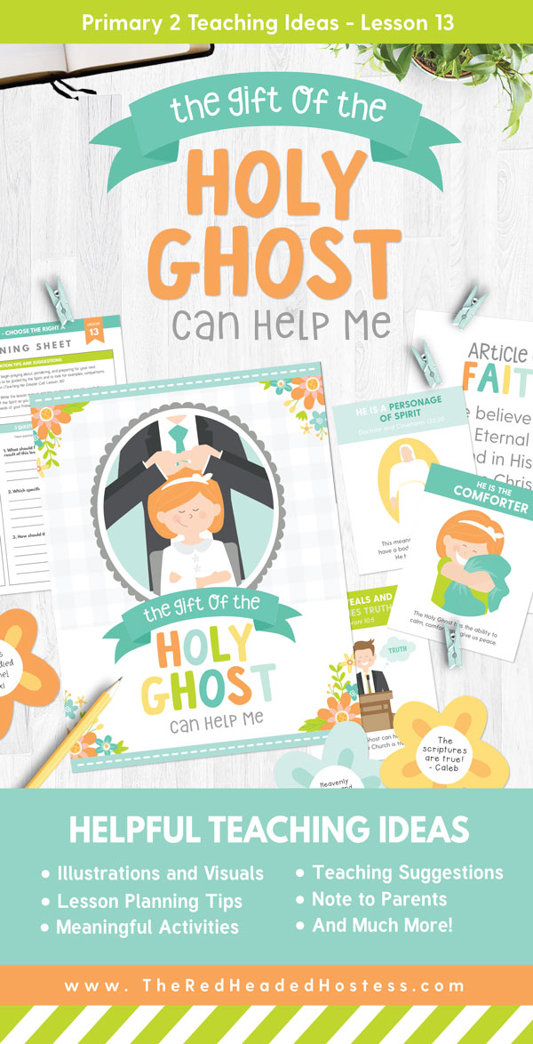 Primary 2 (CTR) Lesson 13: The Gift of the Holy Ghost Can Help Me - The ...