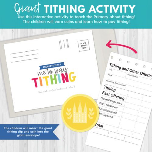 2018 Primary Sharing Time (May Week 3): Prophets Teach Me To Pay ...