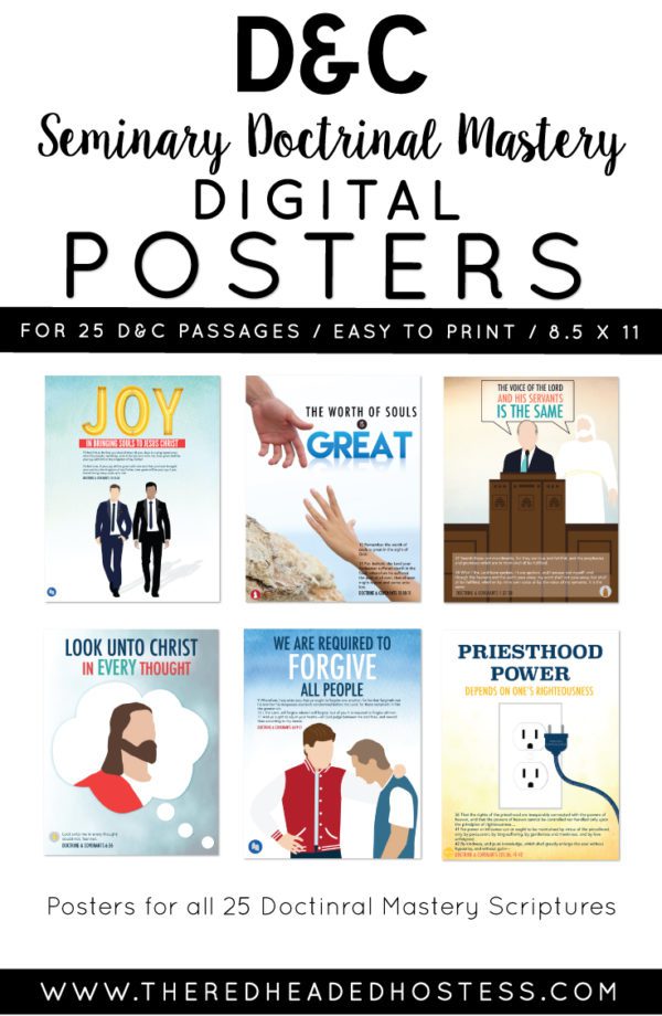 Doctrine and Covenants Study/Seminary Helps- The Red Headed Hostess