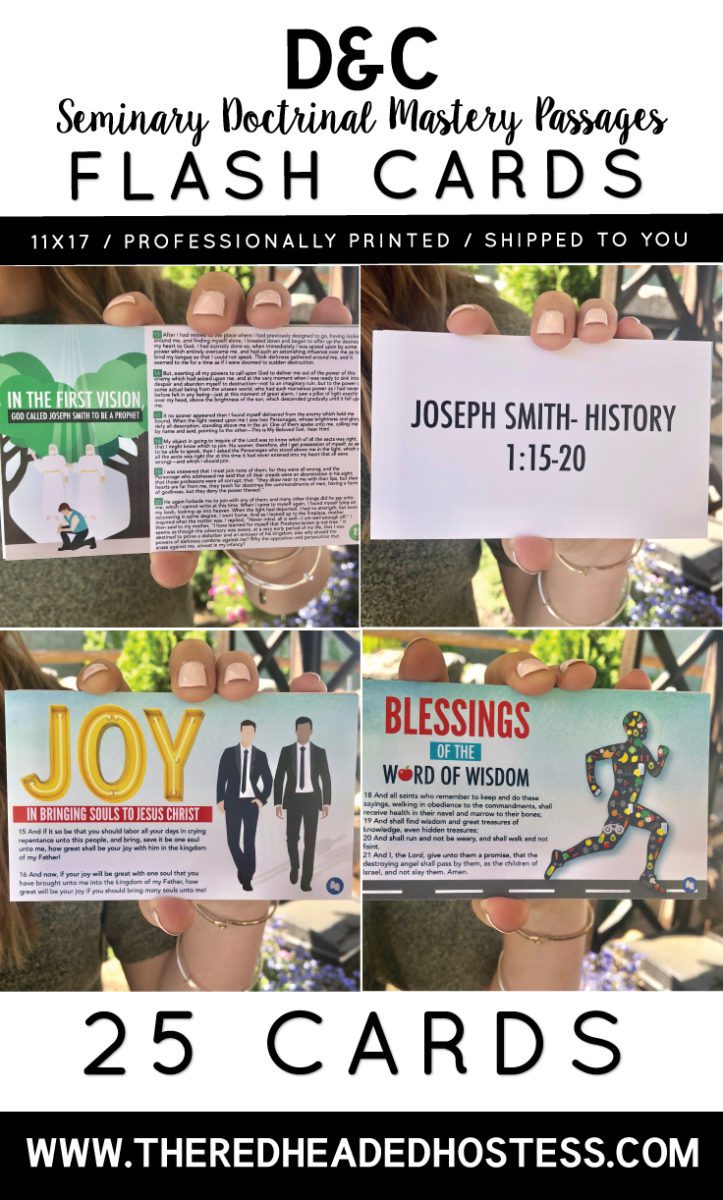 Doctrine and Covenants Study/Seminary Helps- The Red Headed Hostess