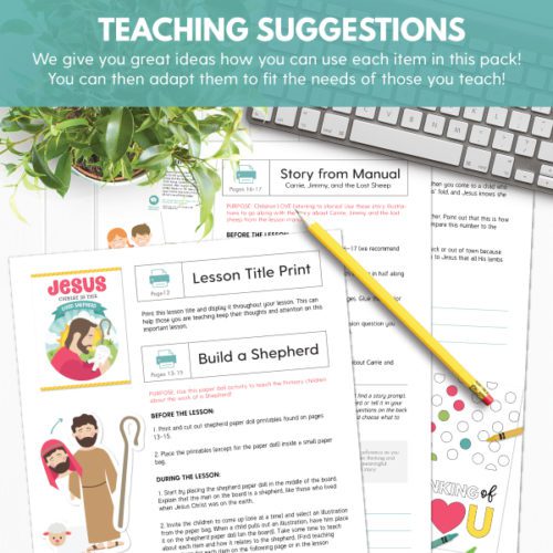 Primary 2 (CTR) Lesson 23: Jesus Christ Is The Good Shepherd - The Red ...