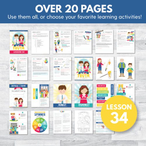 Primary 2 (CTR) Lesson 34: Always Tell the Truth - The Red Headed Hostess