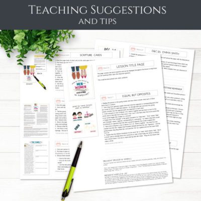 How do the roles of men and women complement each other in families?