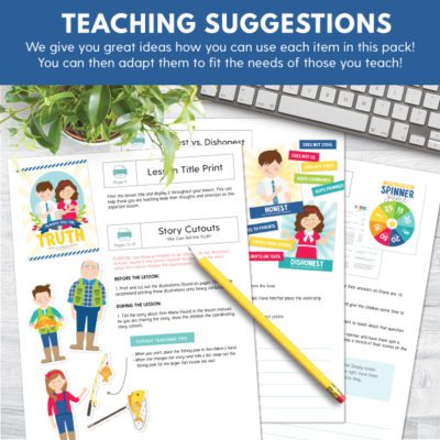 Primary 2 (CTR) Lesson 34: Always Tell the Truth - The Red Headed Hostess