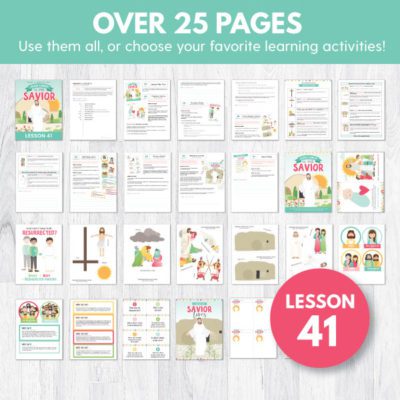 Primary 2 (CTR) Lesson 41: Jesus Christ is Our Savior - The Red Headed ...