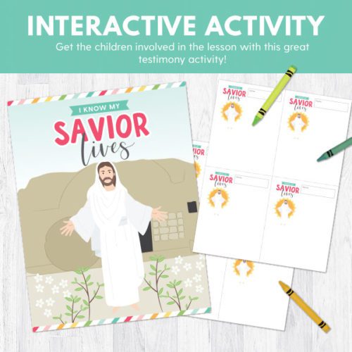 Primary 2 (CTR) Lesson 41: Jesus Christ is Our Savior - The Red Headed ...