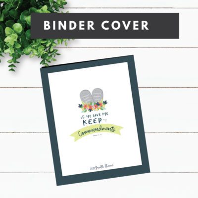 2019 Young Women Leader Binder Covers w/ Editable Calendar (PDF ...