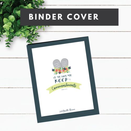 2019 Young Women Leader Binder Covers w/ Editable Calendar (PDF ...