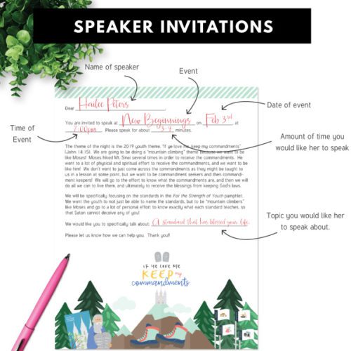 2019 Youth Theme Special Events Package – If Ye Love Me Keep My ...